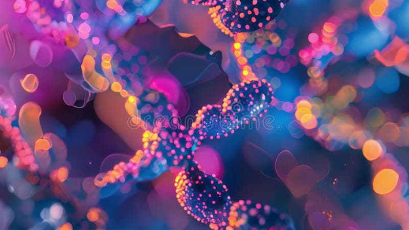 A Microscopic View of Synthetic DNA Strands Demonstrating the Potential ...