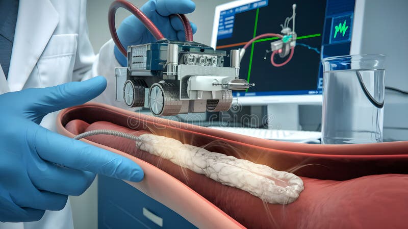 A Microscopic View of Tiny Magnetic Robots Performing Surgery, Ai ...