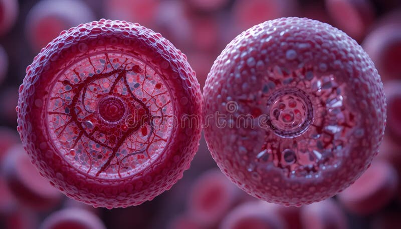 Cellular Structures stock illustration. Illustration of pattern - 375703973