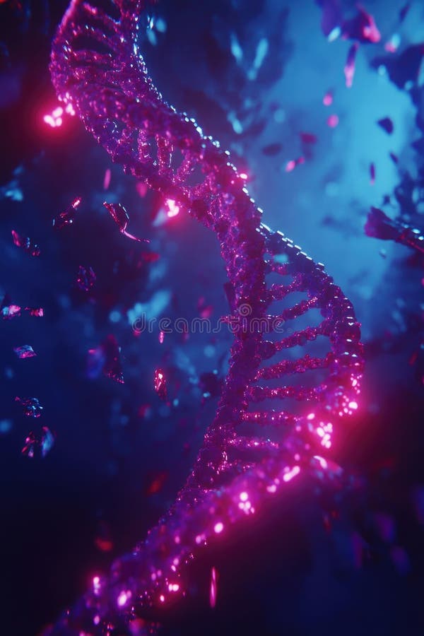 A Microscopic View of Two Strands of DNA Intertwined, with a Brief Note ...