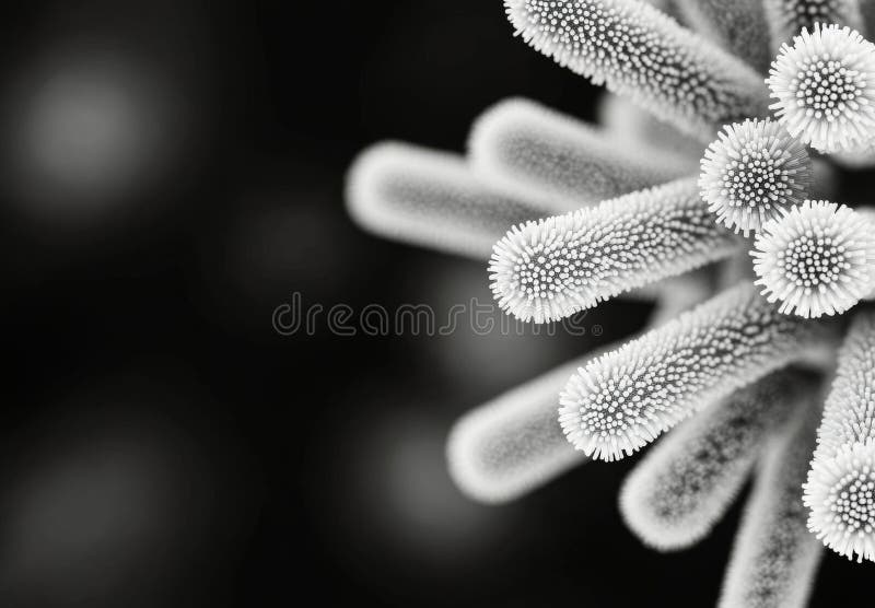 Microscopic View of Unique Bacterial Structures in a Laboratory Setting ...