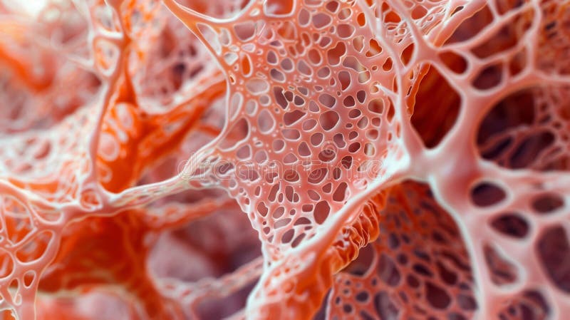 A Microscopic View of Vessels Showcasing the Intricate Network of Small ...