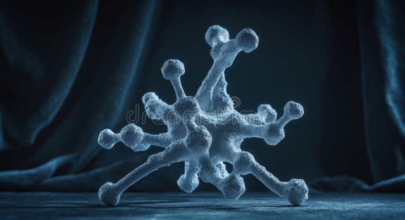 Microscopic View of Viral Structure, Cell Structure, or Molecular ...