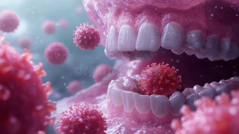 Infecting Human Mouth Stock Illustrations – 6 Infecting Human Mouth ...