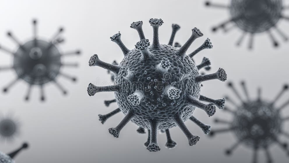 Microscopic View of Virus Particle Complex Structure and Surface ...