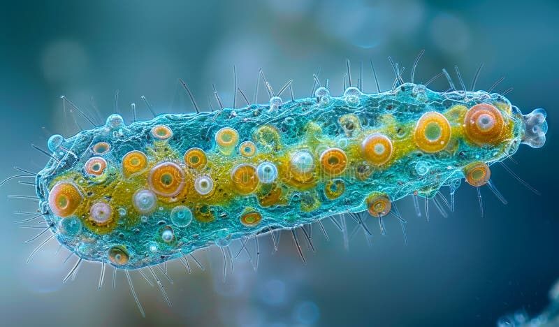 Microscopic View of Virus. a Photorealistic View of the Microbe Stock ...