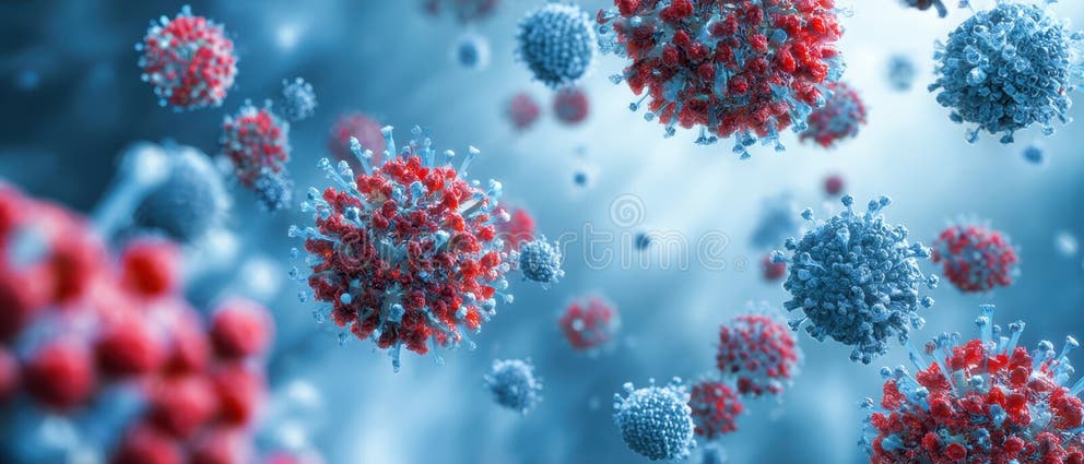 The Microscopic View of Viruses Showcasing Their Complex Structures and ...