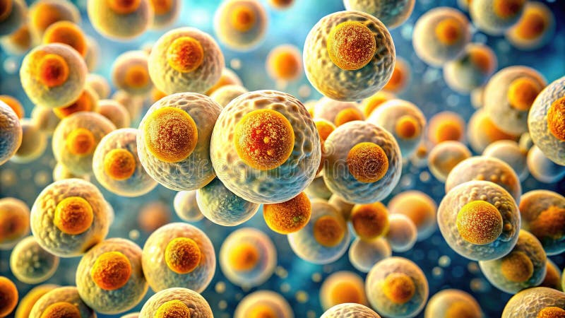 Microscopic Visualization of Agglomerated Yeast Cells on a Glass Slide ...