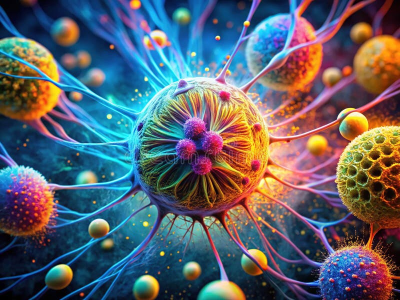 Microscopic Visualization of Anaphase Cell Division Sister Chromatid ...