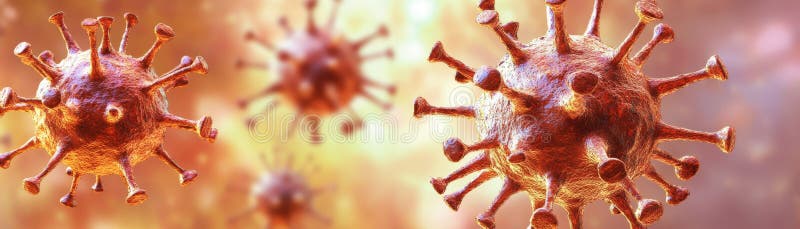 Microscopic Visualization of Virus Cells Detailed Structure and Complex ...