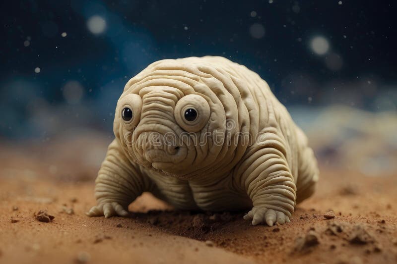 Microscopic Water Bear Called Tardigrade in Its Fluid Environment Stock ...