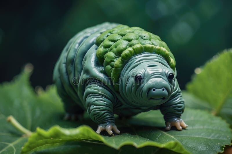 Microscopic Water Bear Called Tardigrade in Its Fluid Environment Stock ...