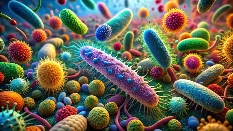Microscopic Wonders a 3D Visual Exploration of Bacteria Including ...