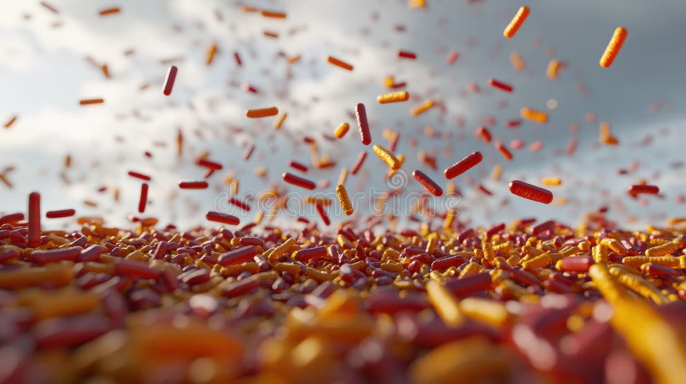 Microscopic World a Cascade of Capsules and Cylinders Against an ...