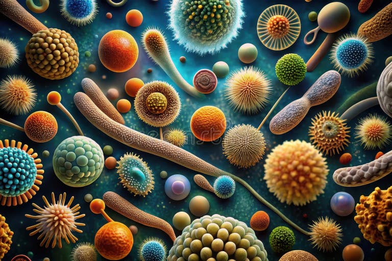 A Microscopic World of Diverse Microorganisms Exploring the ...
