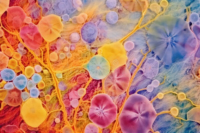 Microscopic World - Generative AI Stock Illustration - Illustration of ...