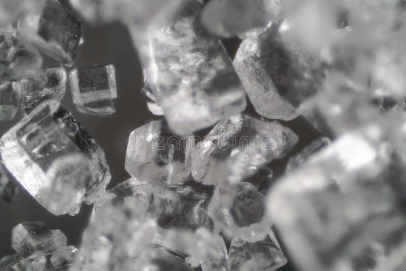 Salt crystals stock photo. Image of organic, magnification - 261465808