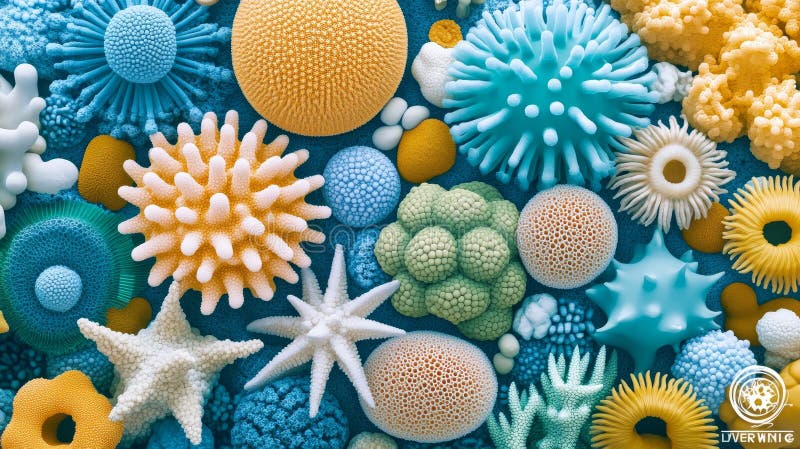 Microscopic World a Vivid Display of Diverse Cellular Structures and ...