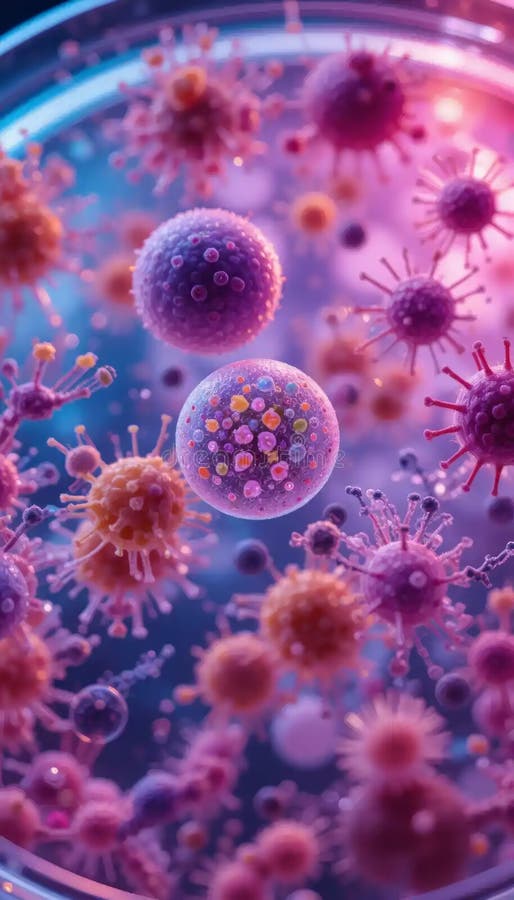 Microscopic World: a Vivid Visualization of Viral and Cellular ...