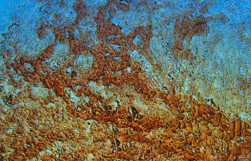 Microscopic Inorganic Texture, Background Stock Image - Image of ...