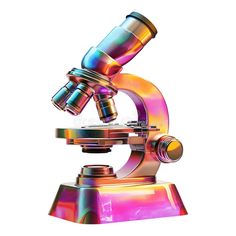 Microscopio PNG Con Un Fondo Transparente Stock de ilustración ...
