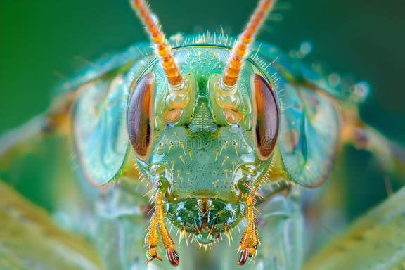 Microscopy of Cockroach Face Electron Microscopy, Closeup ...