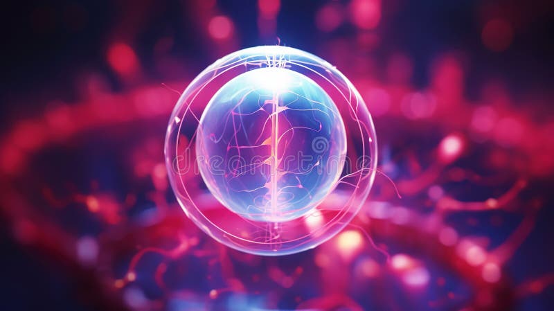 Microscopy of Futuristic Genetic Engineered Cell. Advanced ...