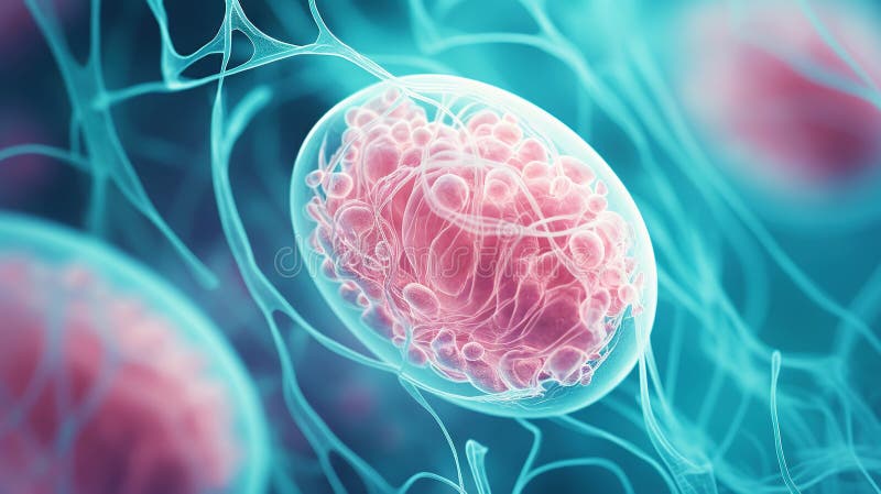 Microscopy of Futuristic Genetic Engineered Cell. Advanced ...