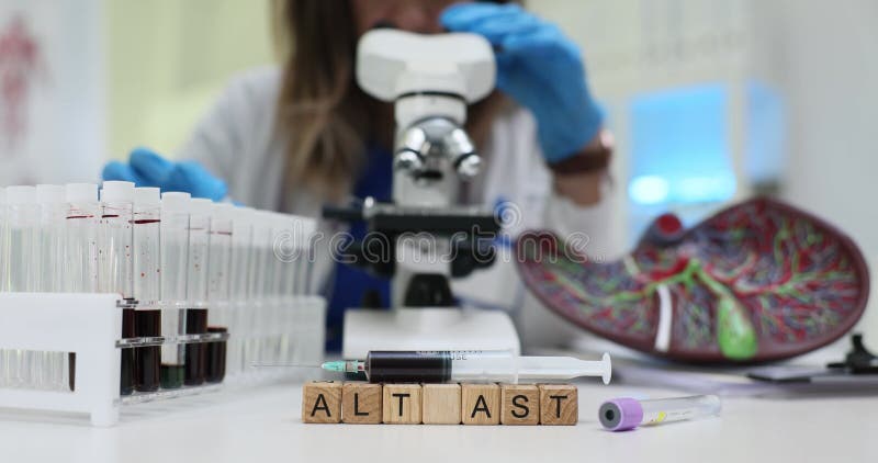 Microscopy and Liver Function Testing Conducted in a Laboratory Setting ...