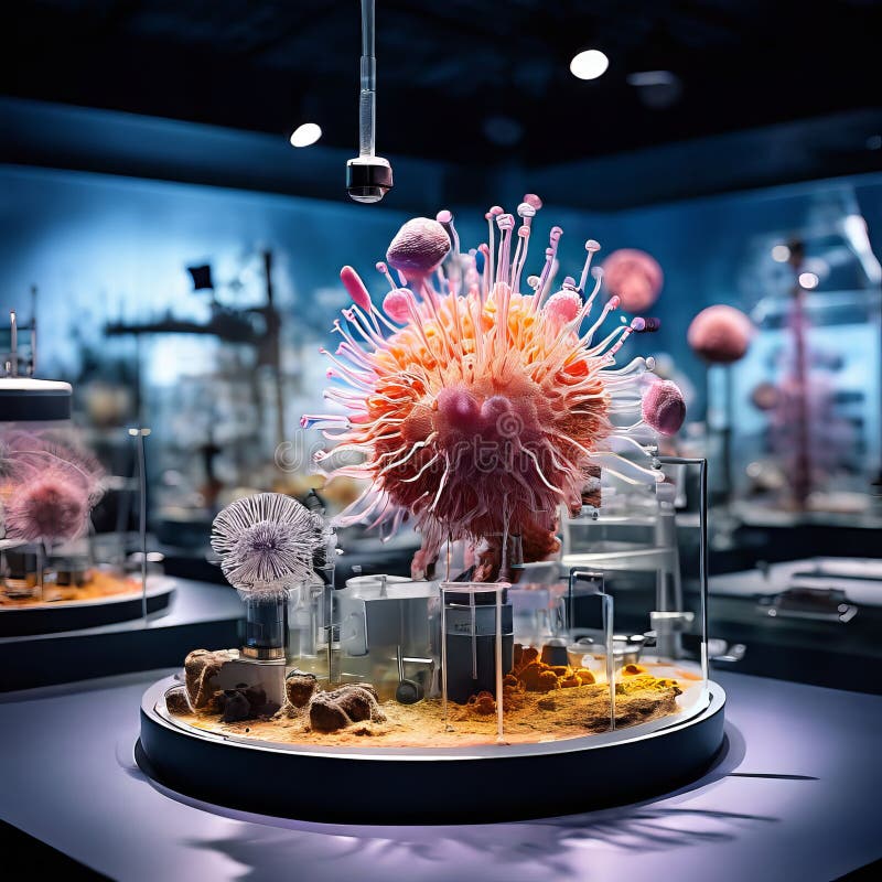 Microscopy Museum a Museum that Highlights the World of Mirosco Stock ...