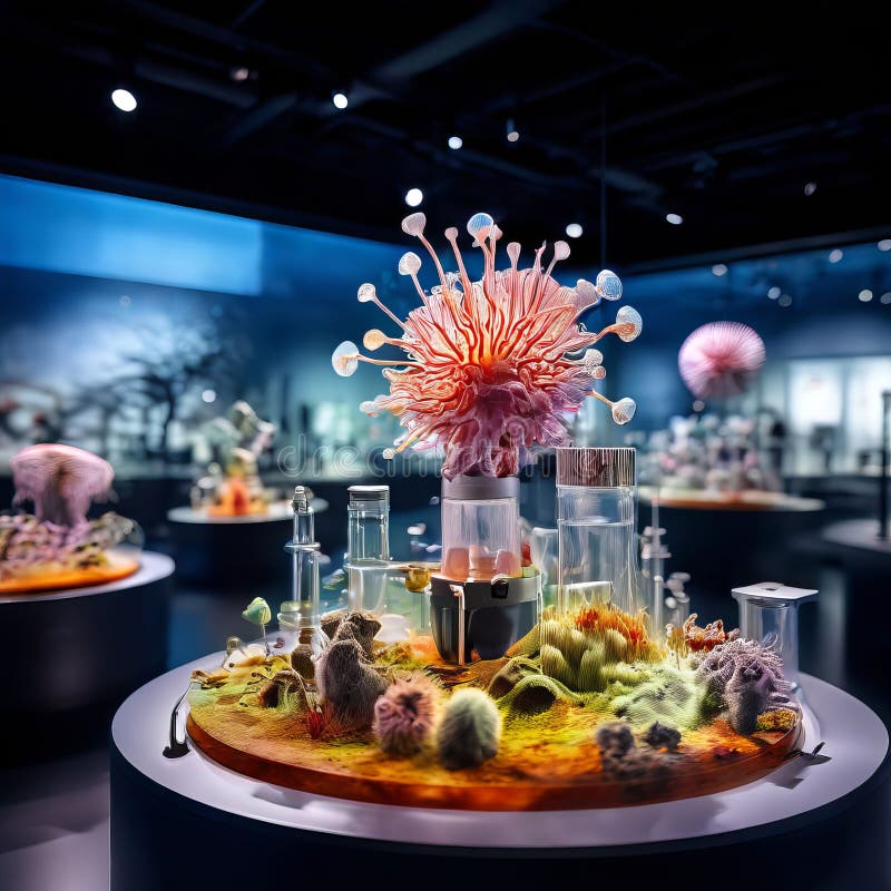 Microscopy Museum a Museum that Highlights the World of Mirosco Stock ...