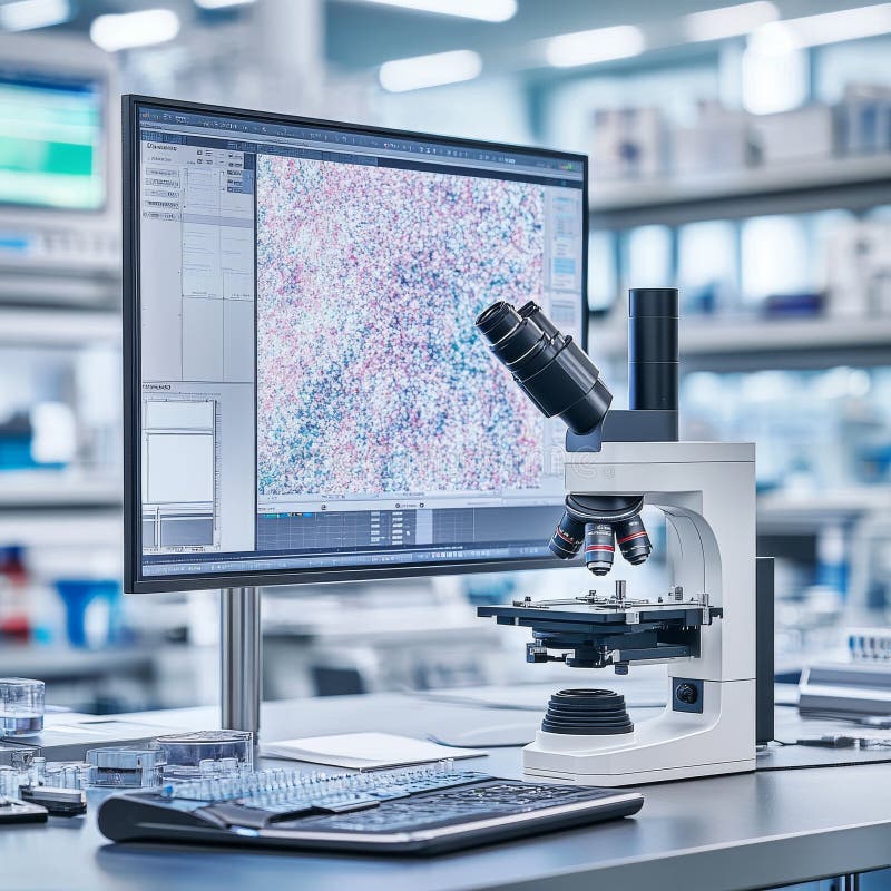 Microscopy in a Physical Lab, Computer Education, Observation of Atoms ...