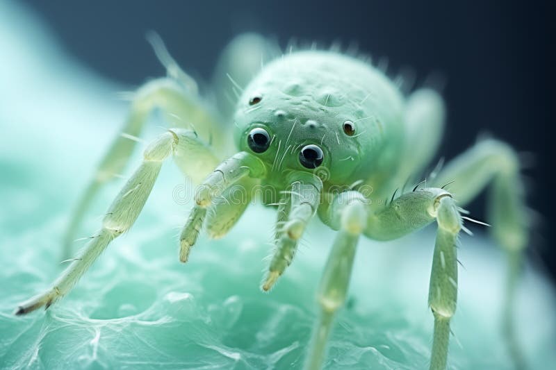 Microscopy of Spider, Electron Microscopy,500x Zoom, Generative AI ...