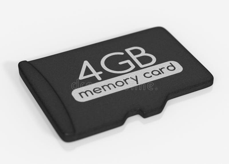 MicroSD memory card. stock illustration. Illustration of disk - 90796125