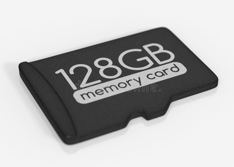 MicroSD memory card. stock illustration. Illustration of data - 90796153
