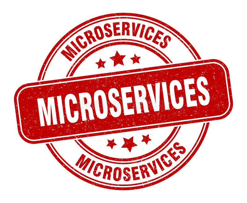 Microservices Stamp. Microservices Round Grunge Sign Stock Vector ...