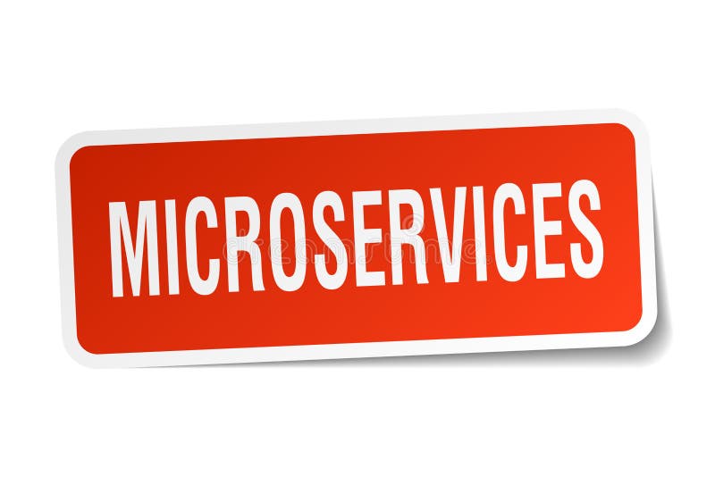 Microservices Sticker. Microservices Sign Set Stock Vector ...