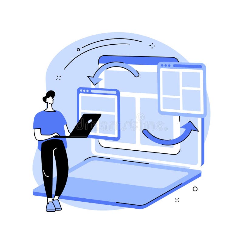 Microsites Abstract Concept Vector Illustration. Stock Vector ...