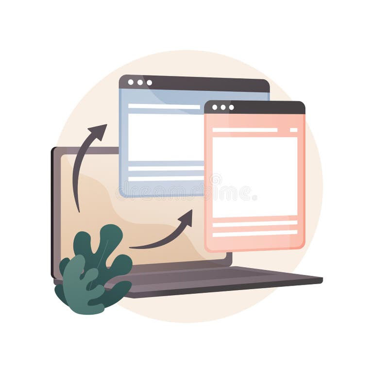 Microsites Abstract Concept Vector Illustration. Stock Vector ...