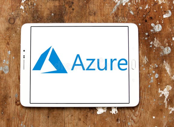 Microsoft Azure logo editorial stock photo. Image of logo - 298823258