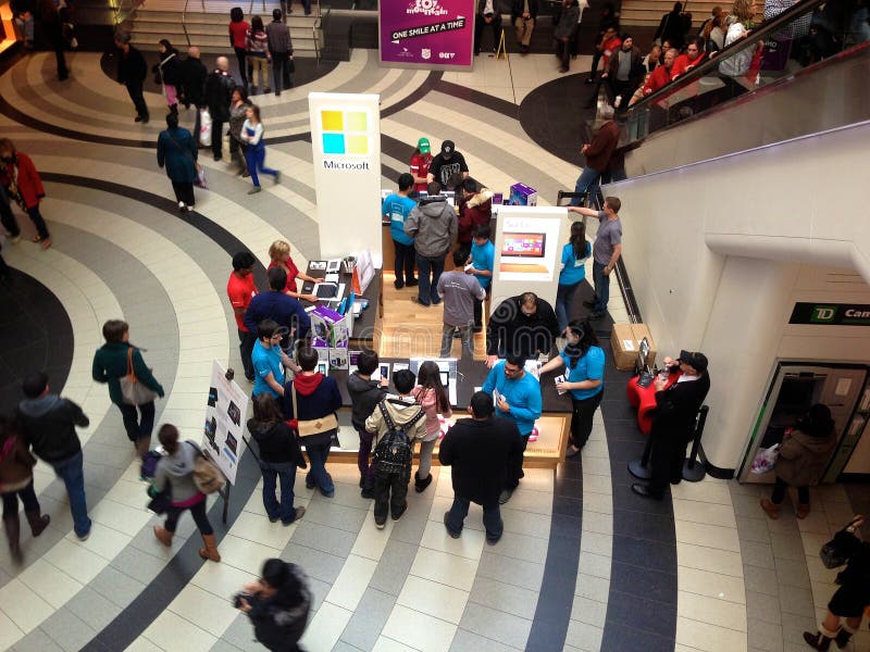 Microsoft booth editorial stock image. Image of toronto - 27927039