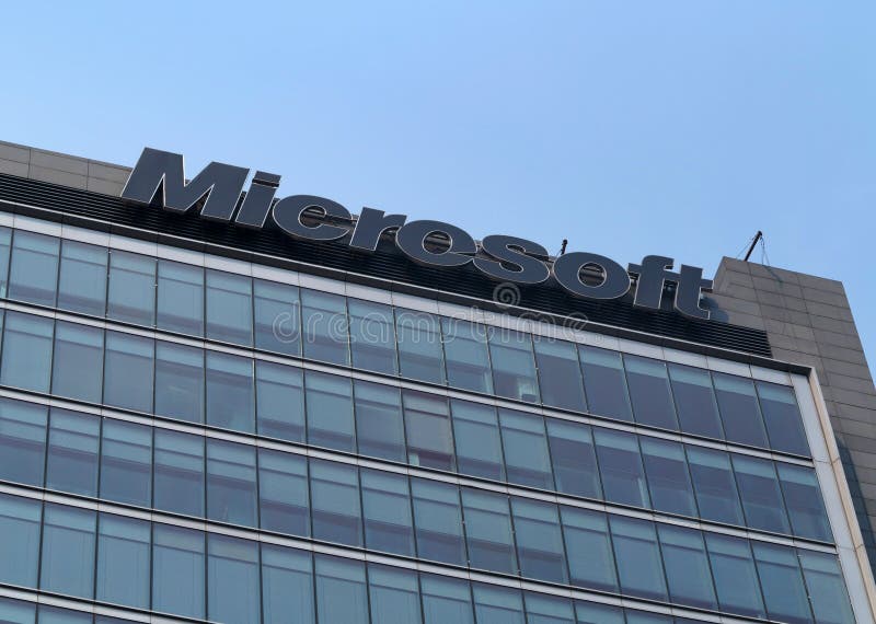 Microsoft Building editorial stock photo. Image of cloud - 26295838