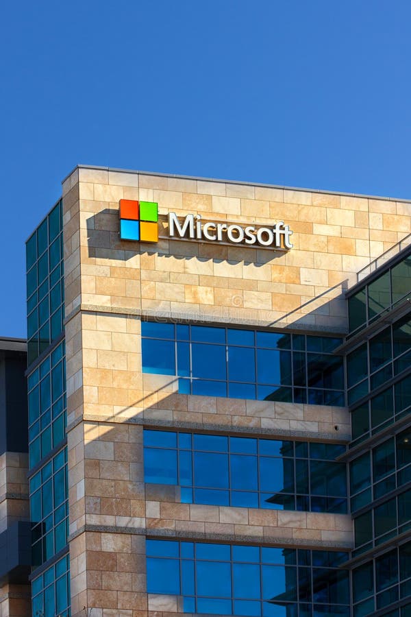 Microsoft Corporation Building Editorial Stock Photo - Image of ...