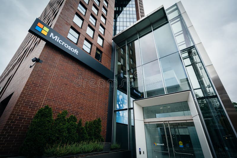 Microsoft Building editorial photography. Image of corporation - 37592232