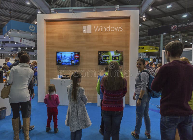 Microsoft Company Booth at CEE 2015, the Largest Electronics Trade Show ...