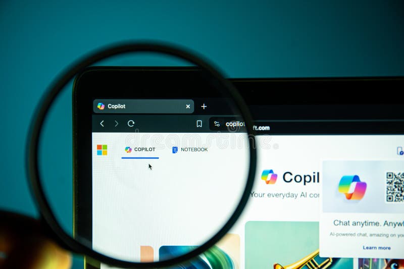 Microsoft Copilot Ai Chatbot Laptop Screen Stock Photos - Free ...