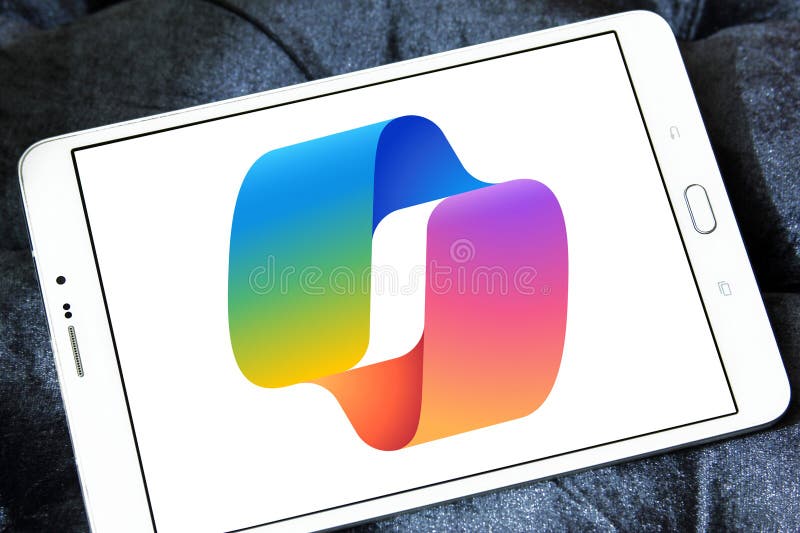 Microsoft Copilot AI Chatbot Logo Editorial Stock Photo - Image of text ...