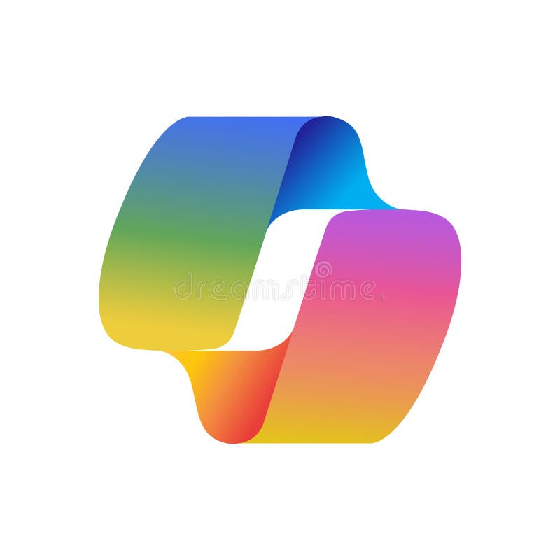 Microsoft Copilot logo editorial photography. Illustration of label ...