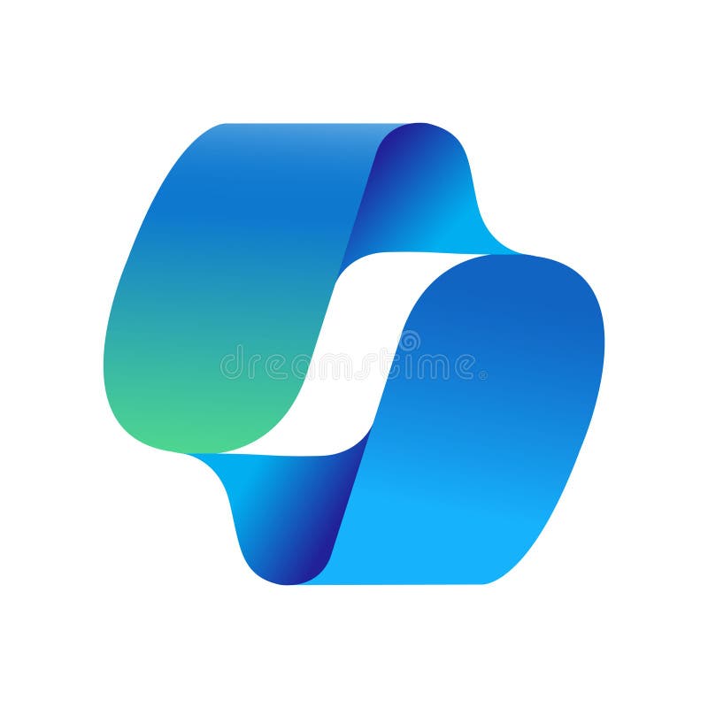 Microsoft Copilot logo editorial image. Illustration of intelligence ...