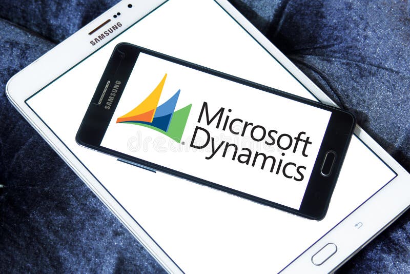 Microsoft Dynamics logo editorial image. Image of program - 121418415